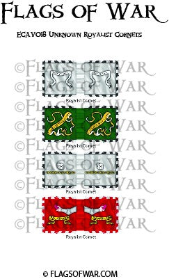 ECAV018 Unknown Royalist Cornets – Flags of War