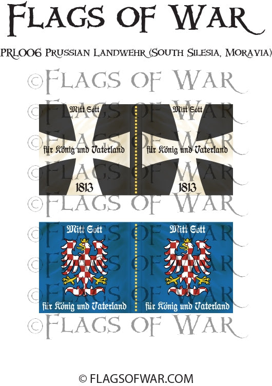 prussian landwehr flags