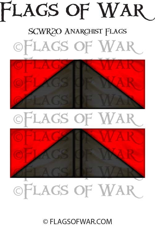 different anarchist flags