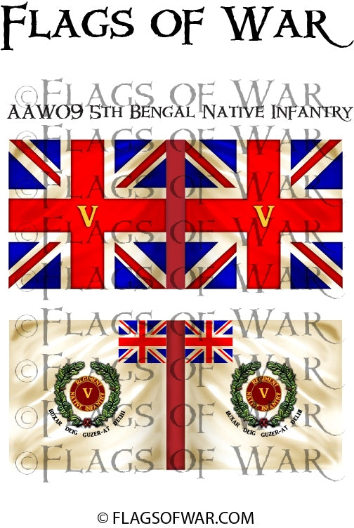 AAW09 5th Bengal Native Infantry – Flags of War