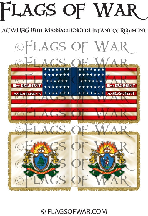 ACWU56 18th Massachusetts Infantry Regiment – Flags of War