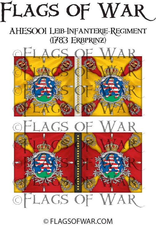 AHES001 Leib-Infanterie-Regiment (1783 Erbprinz) – Flags of War