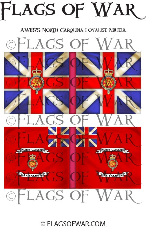AWIB75 North Carolina Loyalist Militia – Flags of War