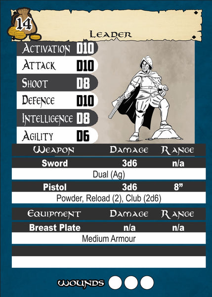 Border Wars Profile Cards - Graham Family (Foot) – Flags of War