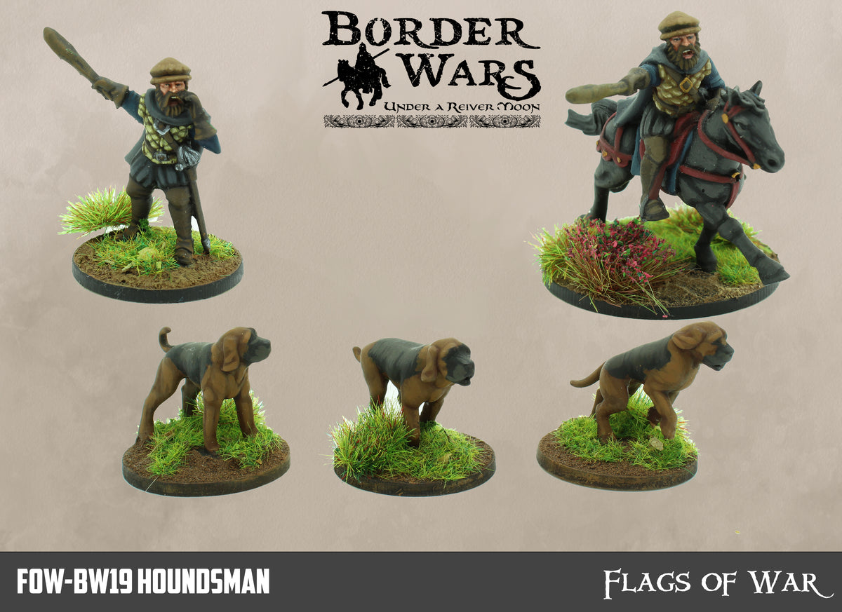 FOW-BW19 Houndsman & Hounds – Flags of War