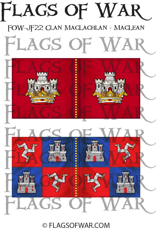 JACJ22 Clan MacLachlan - MacLean – Flags of War