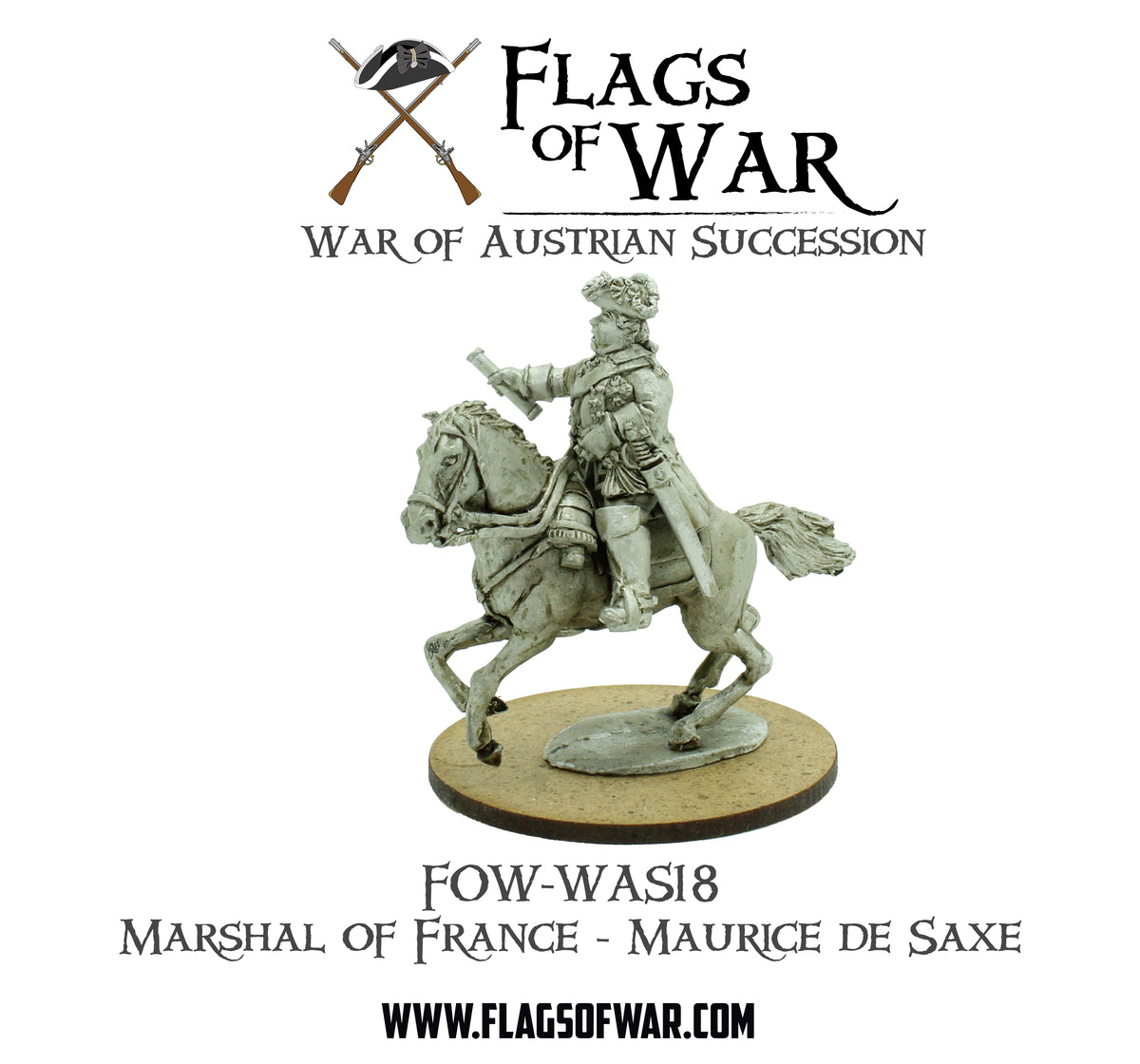 FOW-WAS18 Marshal of France - Maurice de Saxe – Flags of War
