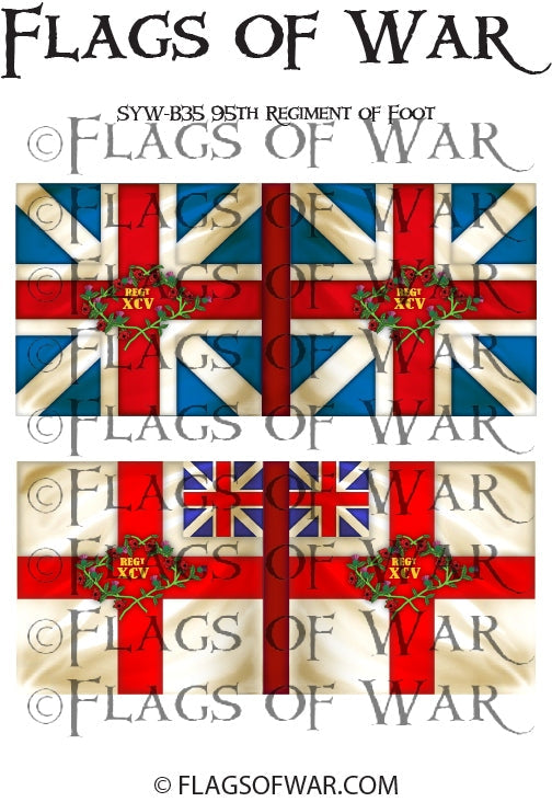SYW-B35 95th Regiment of Foot – Flags of War