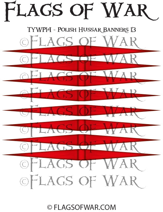 TYWP14 - Polish Hussar Banners 13 – Flags of War