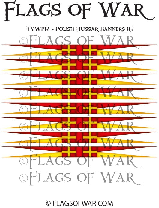 TYWP17 - Polish Hussar Banners 16 – Flags of War