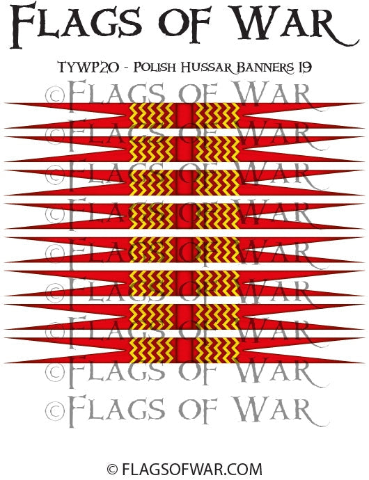 TYWP20 - Polish Hussar Banners 19 – Flags of War