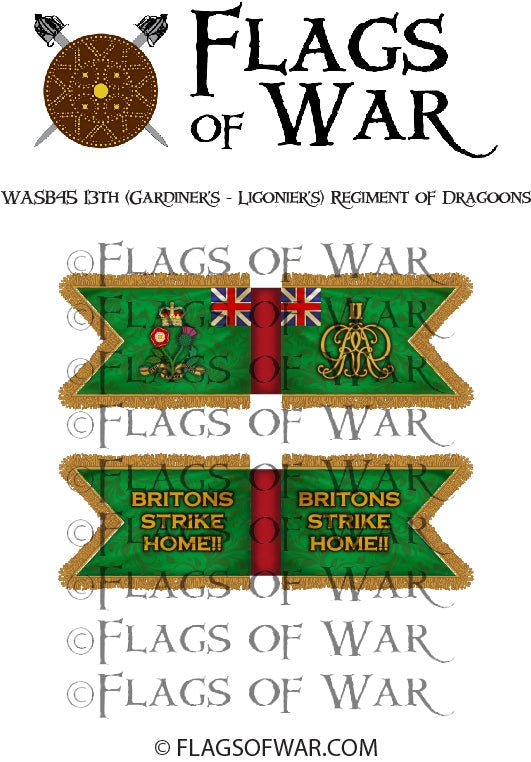 WASB45 13th (Gardiner's - Ligonier's) Regiment of Dragoons – Flags of War