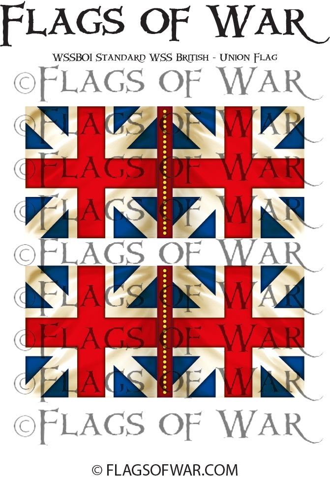 WSSB01 Standard WSS British - Union Flag – Flags of War