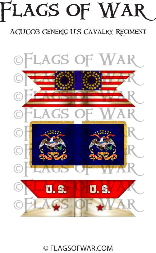 ACWU-C03 Generic U.S Cavalry Regiment – Flags of War