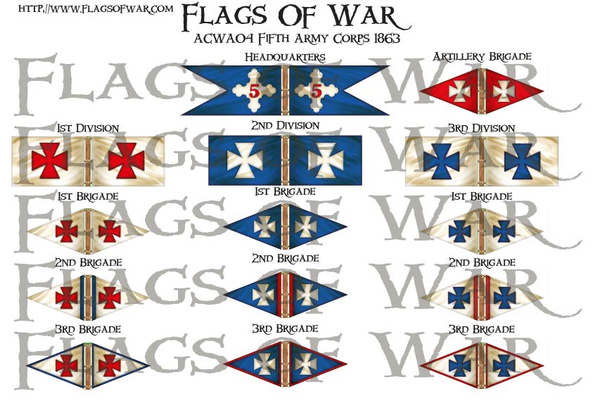 ACWA04 Fifth Army Corps 1863 – Flags of War