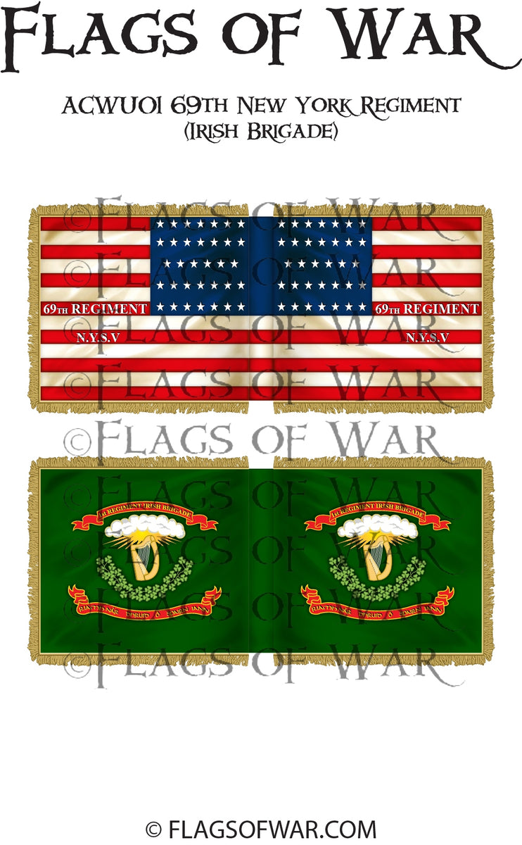 Iron Brigade Civil War Flag 6th Wisconsin Volunteer Infantry (BH2)"