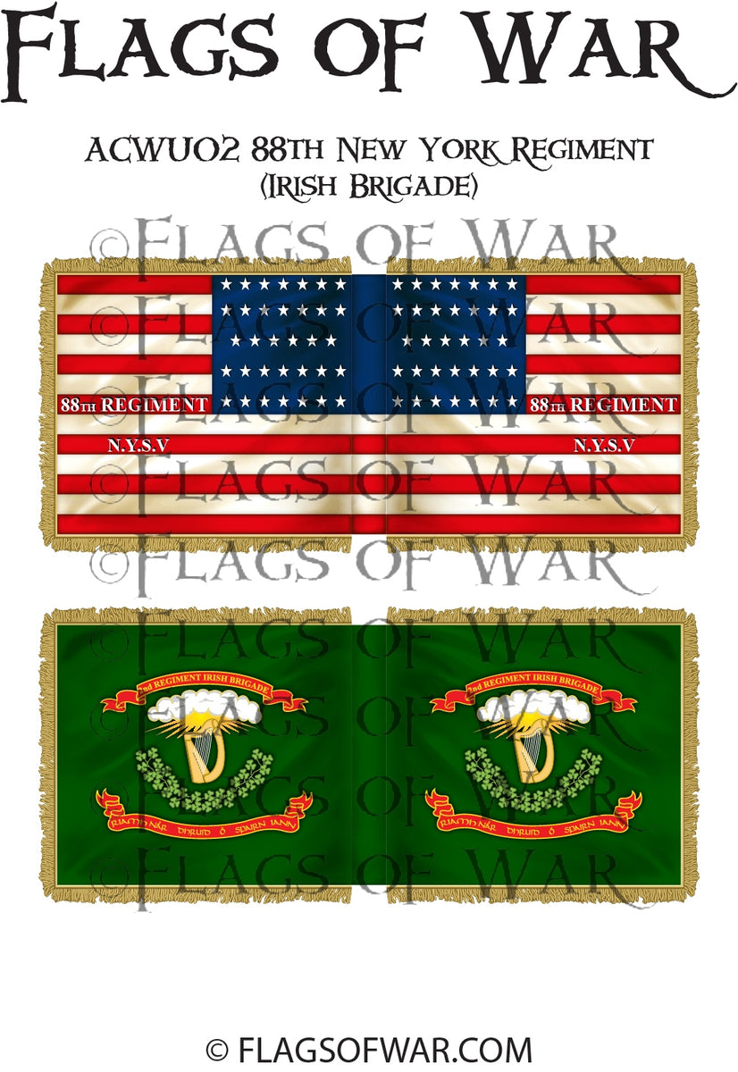 ACWU02 88th New York Regiment (Irish Brigade) – Flags of War