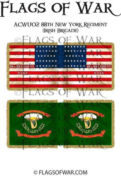 ACWU02 88th New York Regiment (Irish Brigade) – Flags of War