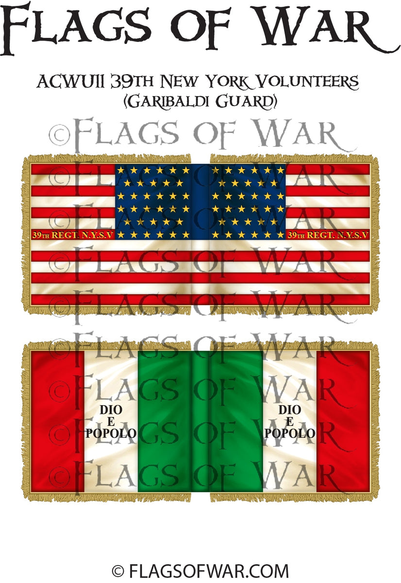 ACWU11 39th New York Volunteers (Garibaldi Guard) – Flags of War