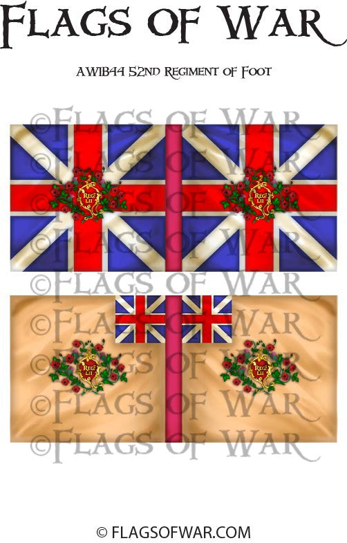 AWIB44 52nd Regiment of Foot – Flags of War