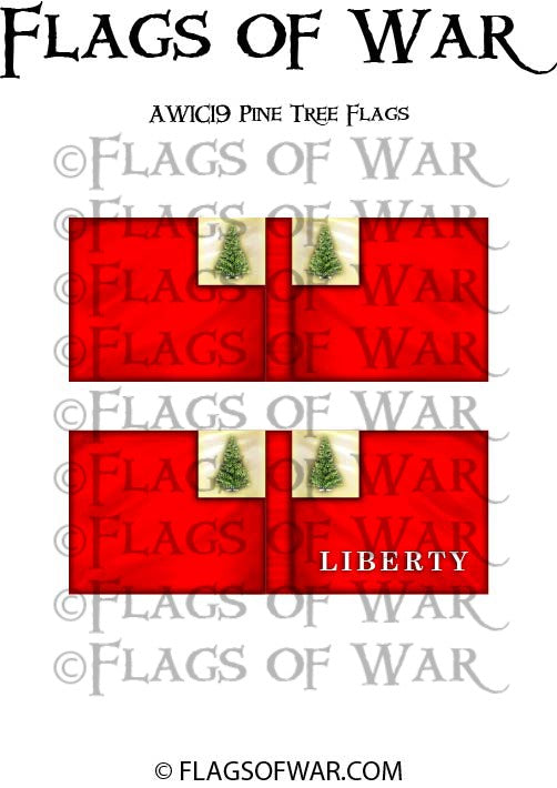 AWIC19 Pine Tree Flags – Flags of War
