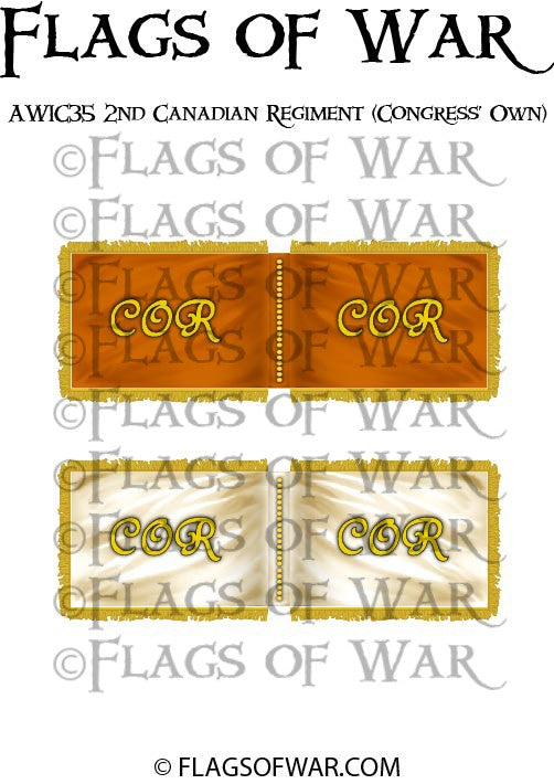 AWIC35 2nd Canadian Regiment (Congress Own) – Flags of War