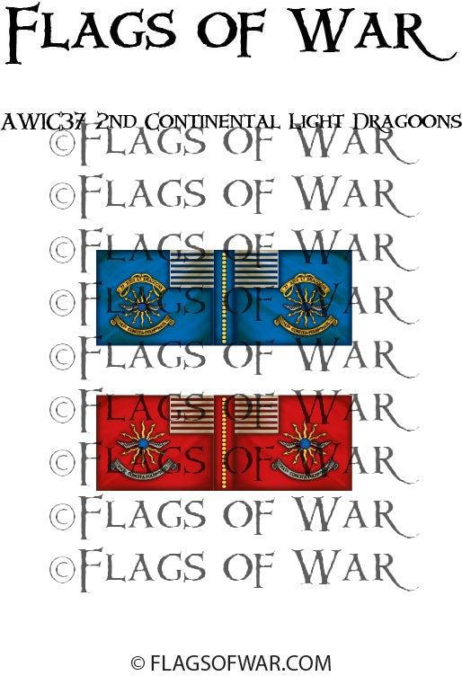 AWIC37 2nd Continental Light Dragoons – Flags of War