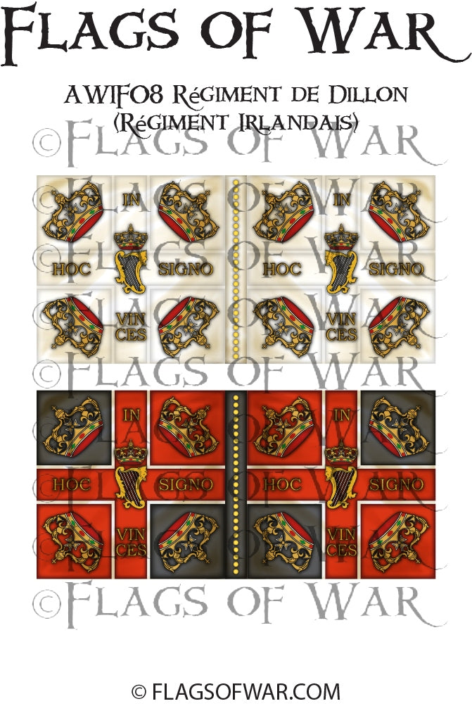 AWIF08 Régiment de Dillon (Régiment Irlandais) – Flags of War