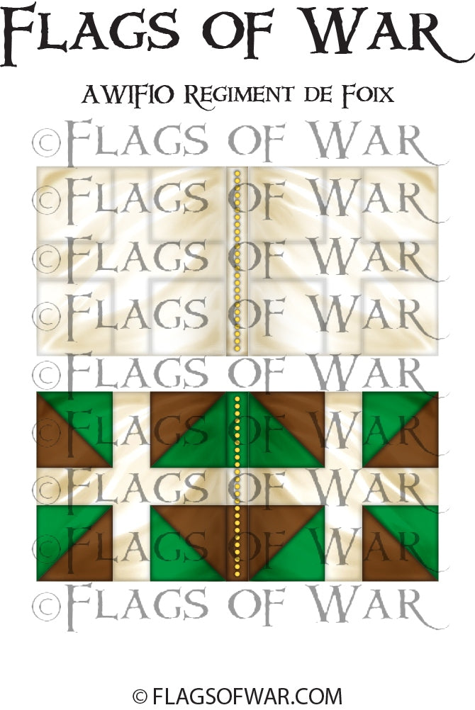 AWIF10 Régiment de Foix – Flags of War