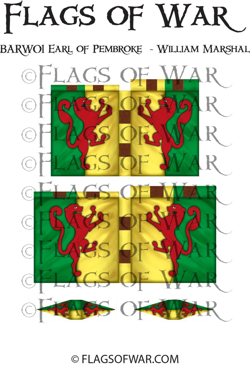 BARW01 Earl of Pembroke - William Marshal – Flags of War