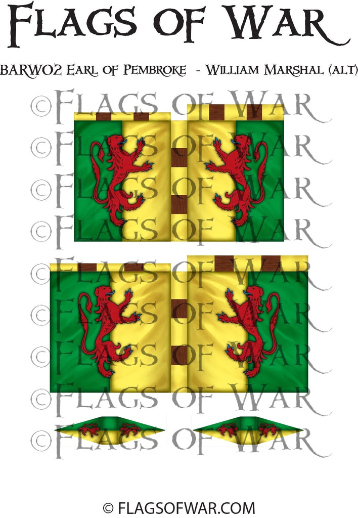BARW02 Earl of Pembroke - William Marshal (alt) – Flags of War