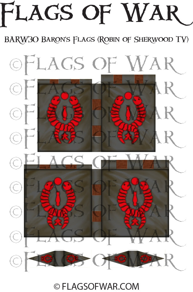BARW30 Baron’s Flags (Robin of Sherwood TV) – Flags of War