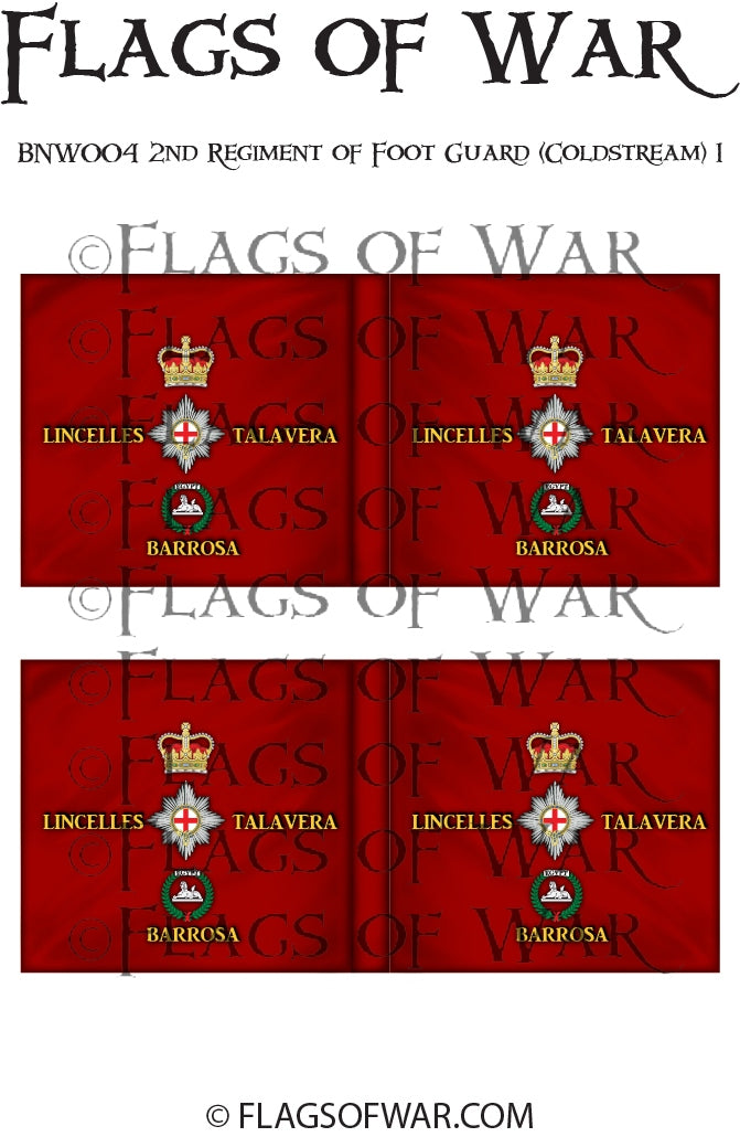 NAPB004 2nd Regiment of Foot Guard (Coldstream) 1 – Flags of War