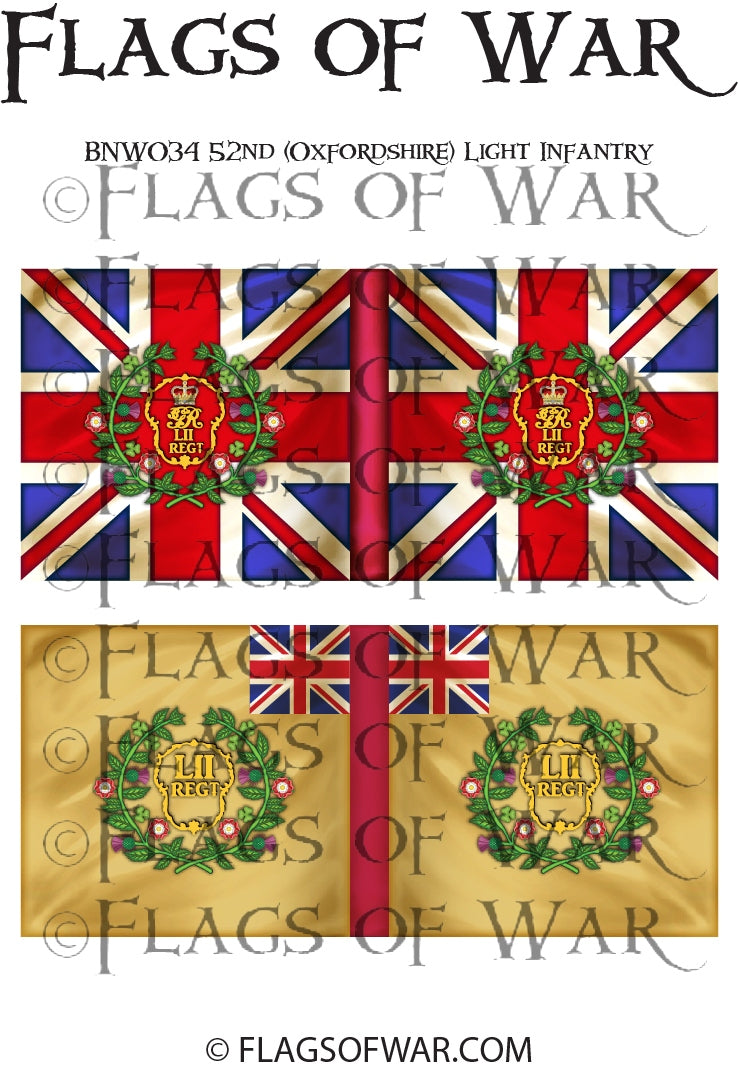 NAPB034 52nd (Oxfordshire) Light Infantry – Flags of War