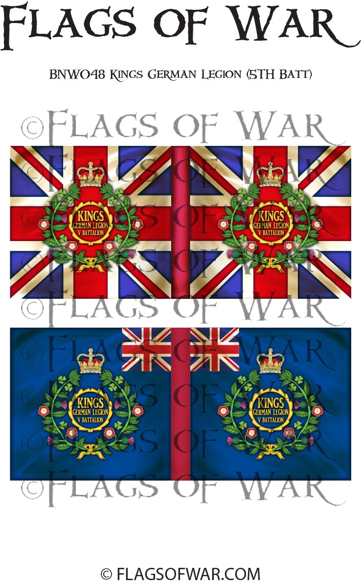 NAPB048 Kings German Legion (5th Batt) – Flags of War