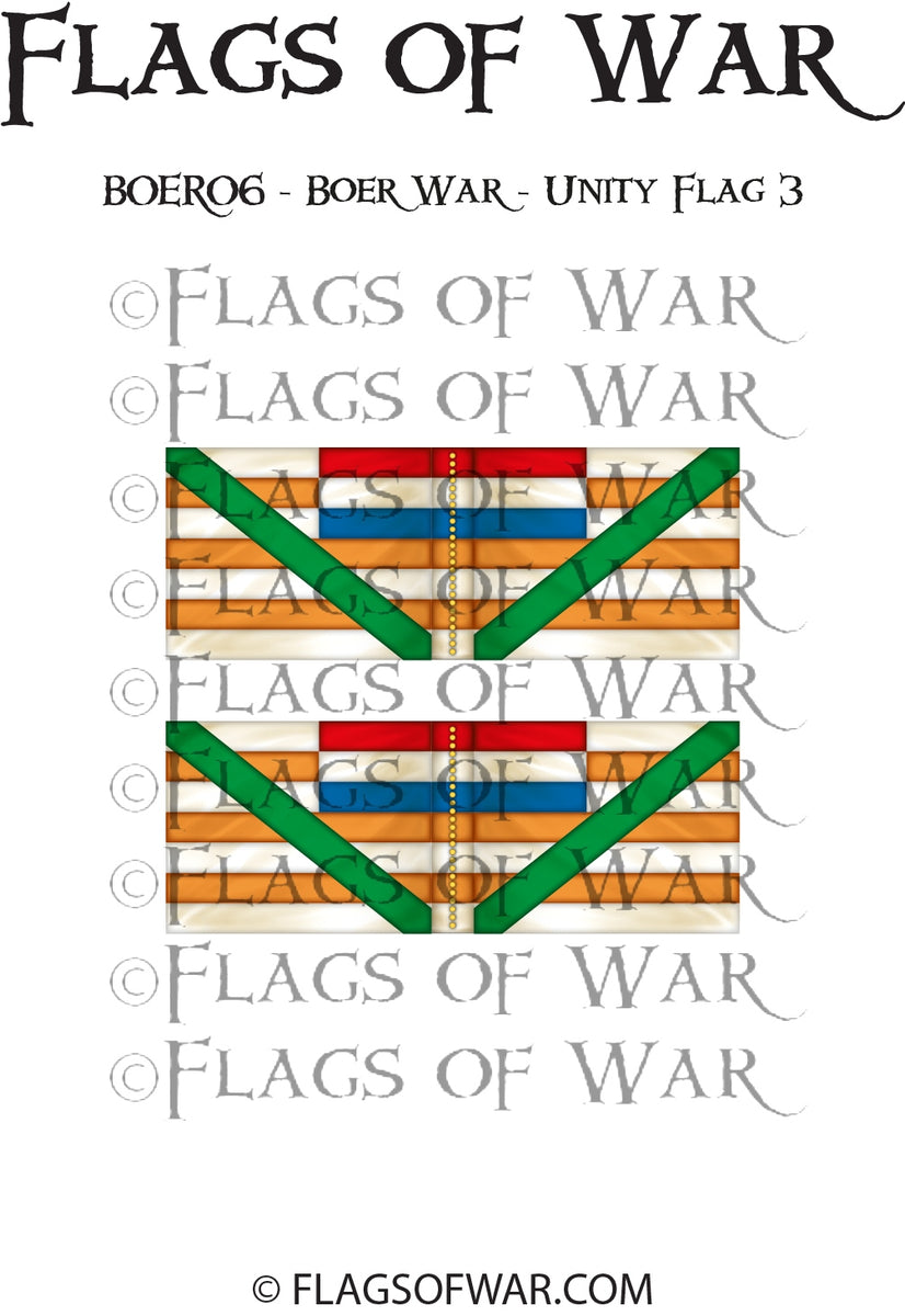 BOER06 - Boer War - Unity Flag 3 – Flags of War