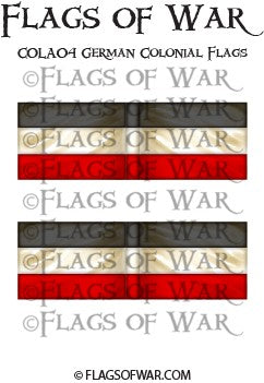COLA04 German Colonial Flags – Flags of War