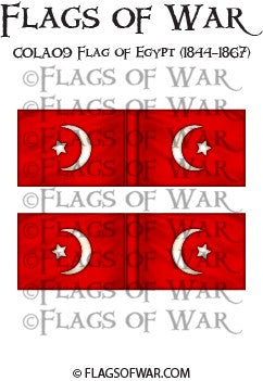 COLA09 Flag of Egypt (1844–1867) – Flags of War