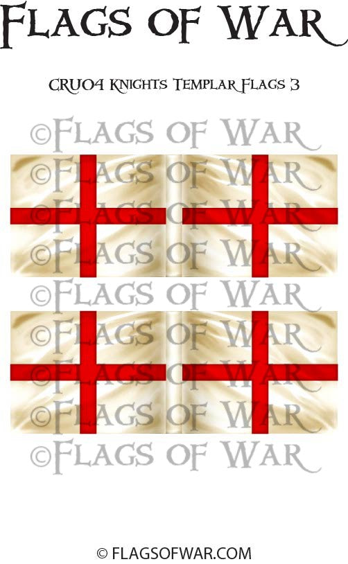 CRU03 Knights Templar Flags 3 – Flags of War