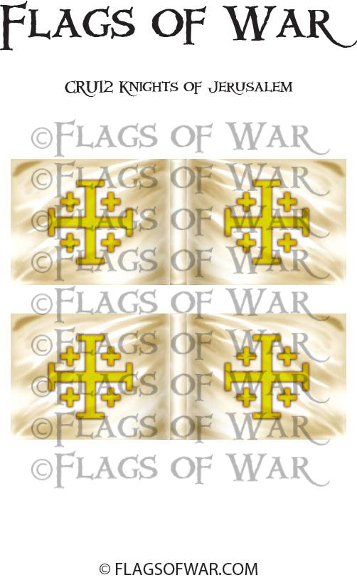 CRU12 Knights of Jerusalem – Flags of War