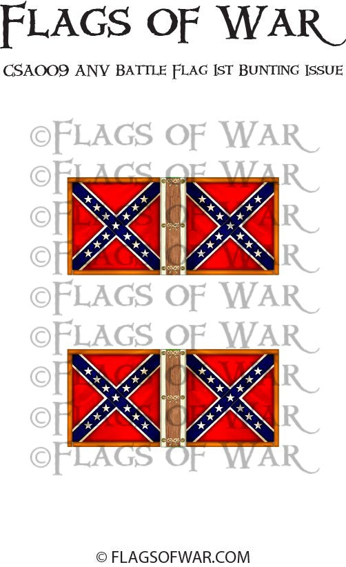 ACWC009 ANV Battle Flag 1st Bunting Issue – Flags of War