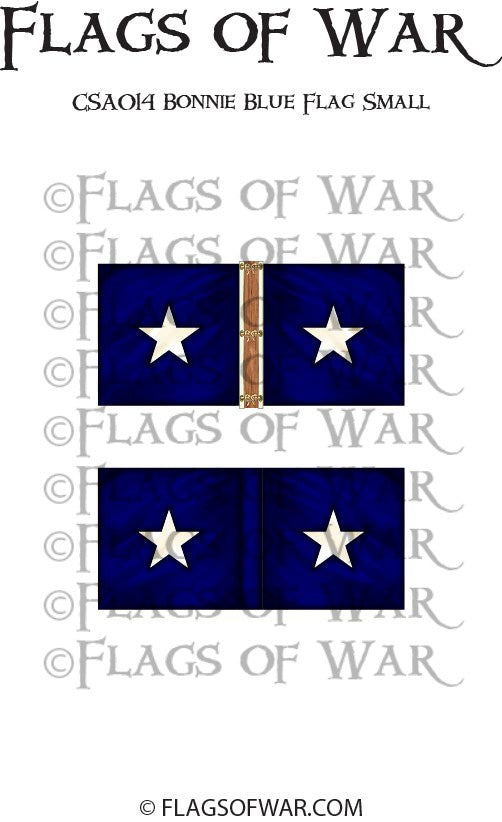 ACWC014 Bonnie Blue Flag Small – Flags of War