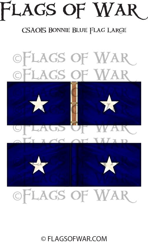 ACWC015 Bonnie Blue Flag Large – Flags of War