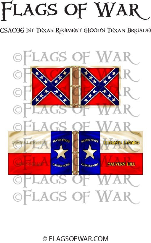 ACWC036 1st Texas Regiment (Hood’s Texan Brigade) – Flags of War