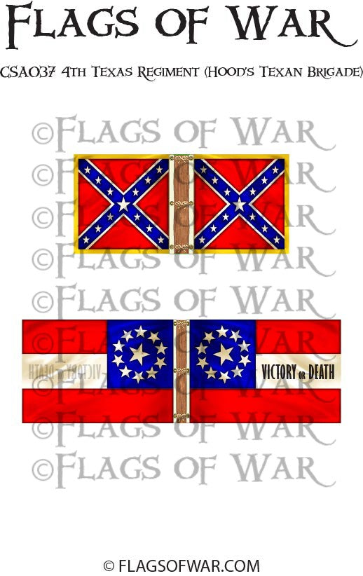 ACWC037 4th Texas Regiment (Hood’s Texan Brigade) – Flags of War