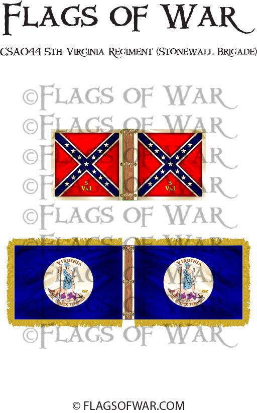 ACWC044 5th Virginia Regiment (Stonewall Brigade) – Flags of War