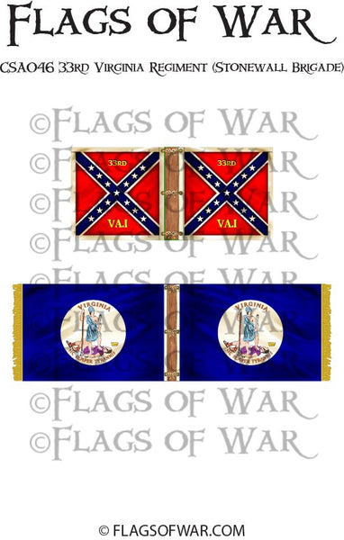ACWC046 33rd Virginia Regiment (Stonewall Brigade) – Flags of War