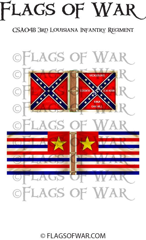 ACWC048 3rd Louisiana Infantry Regiment – Flags of War