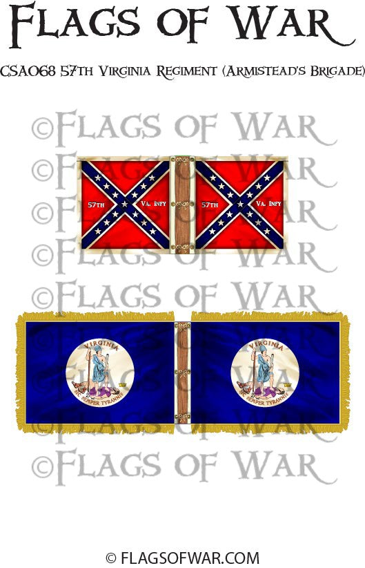 ACWC068 57th Virginia Regiment (Armistead's Brigade) – Flags of War