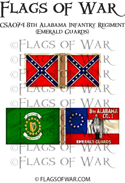 ACWC074 8th Alabama Infantry Regiment – Flags of War
